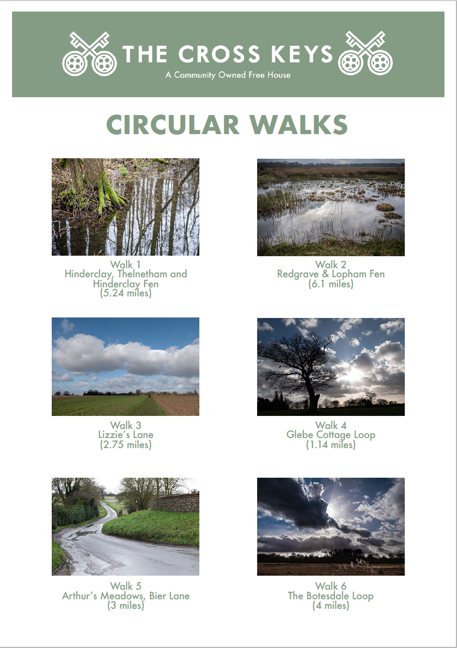 Pub Walks – The Cross Keys Redgrave