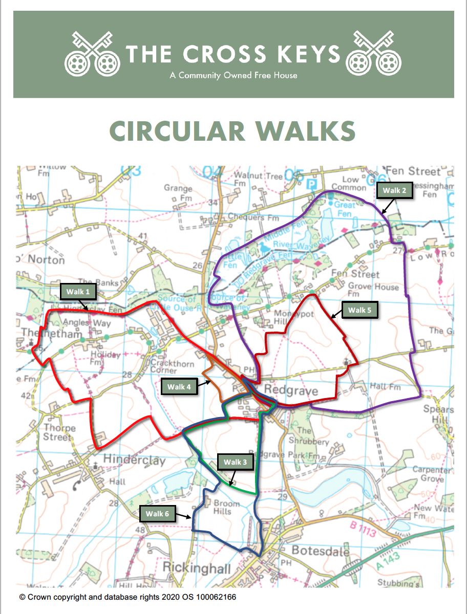 Pub Walks – The Cross Keys Redgrave