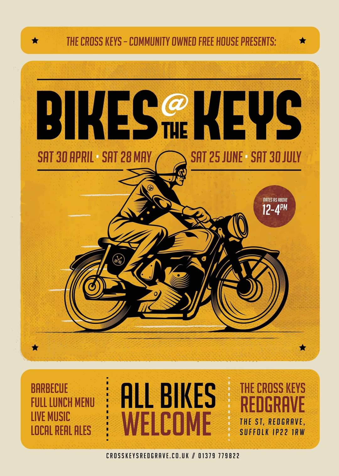 Bikes @ The Keys is back.. – The Cross Keys Redgrave